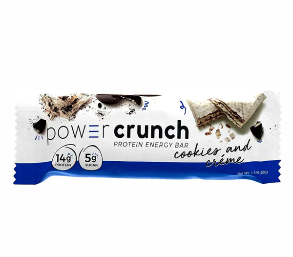 Barra Proteína 40gr (POWER CRUNCH) Cookies & Cream – FitMarketBogota
